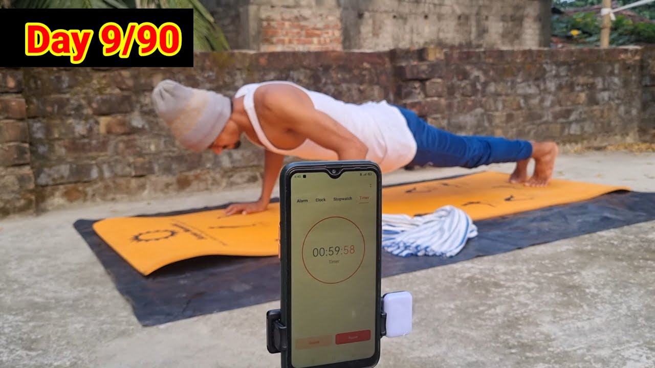 90 Days Challenge | Day 9 | One Hour Pushups - YouTube