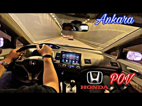 HONDA CİVİC OtoVLOG | Ankara Şehir İçi | Otomatik Vites Kullanmanın İncelikleri(PART 31)