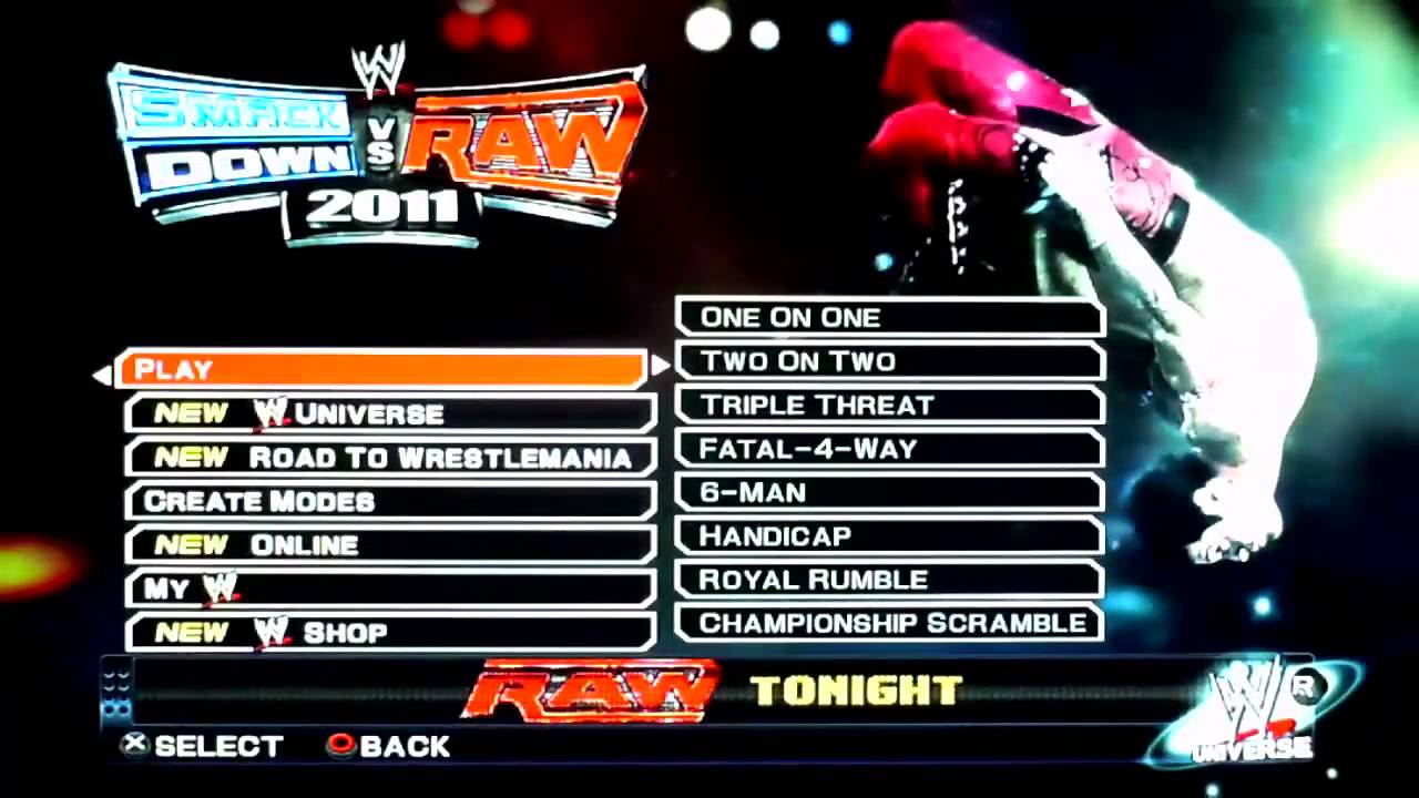 Smackdown vs Raw 2011 Part. 1 Introduction 1/3 - YouTube