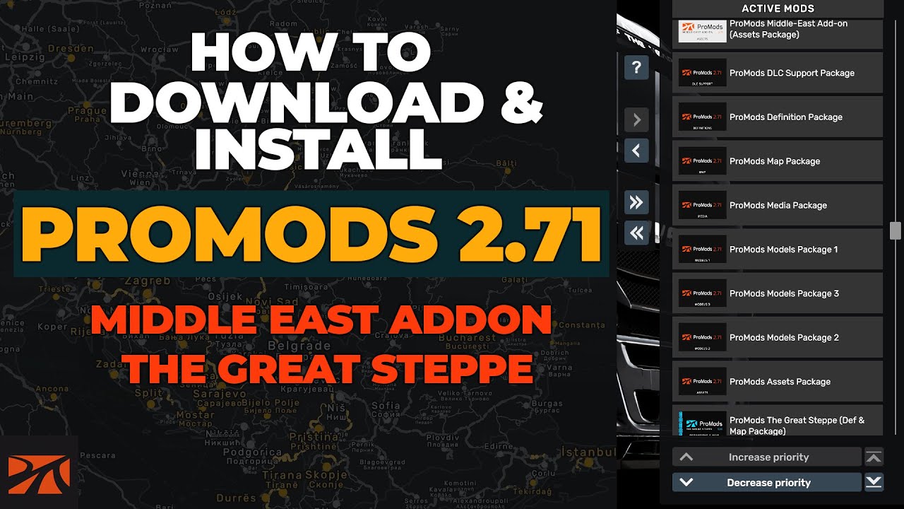 How to Download & Install Promods 2.71 in ETS2 1.51 | Middle East Addon ...