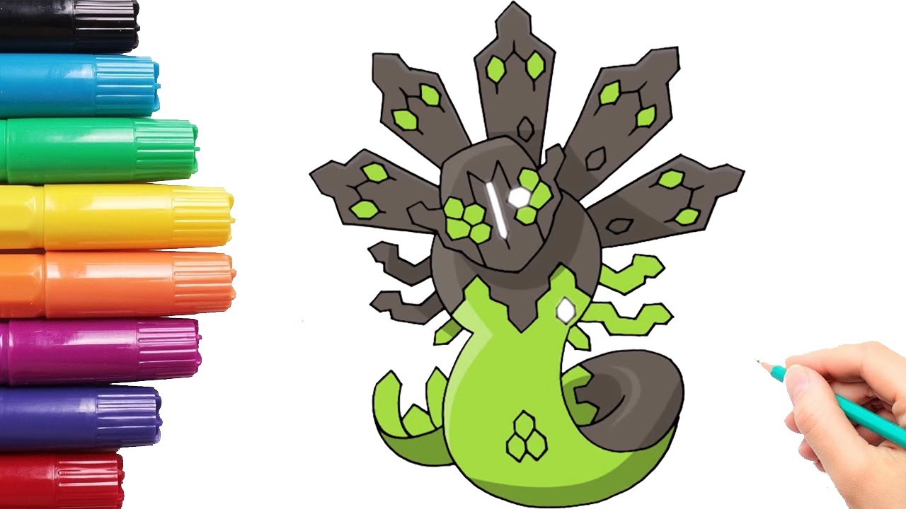 How to Draw Zygarde | Pokemon - YouTube