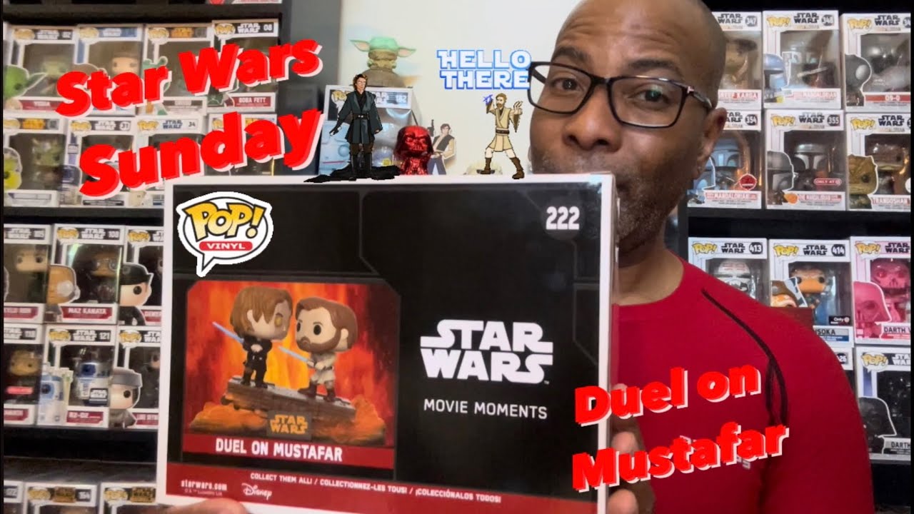 Star Wars Sunday - Duel on Mustafar Funko pop - YouTube
