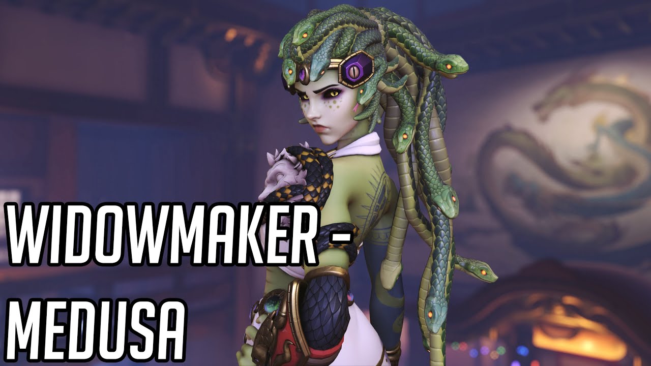 Widowmaker "Medusa" Skin Showcase - Overwatch 2 - YouTube