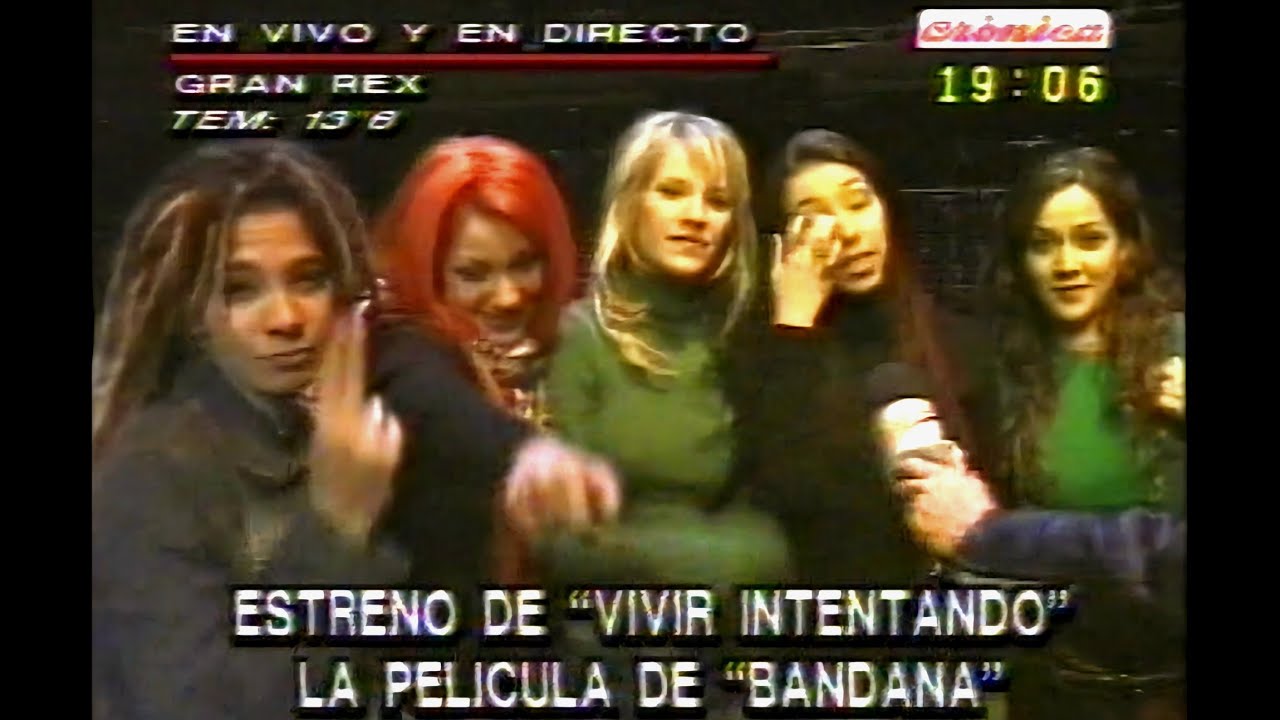 BANDANA Estreno "Vivir Intentando" | Crónica Tv 2003 - YouTube