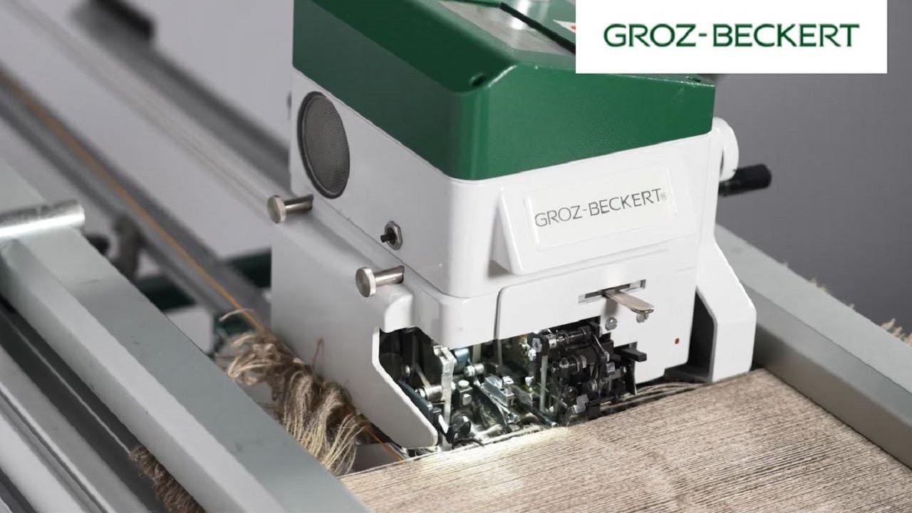 GROZ-BECKERT Tying Machine KnotMaster AS/3 DFE Linen Nm 3 - YouTube
