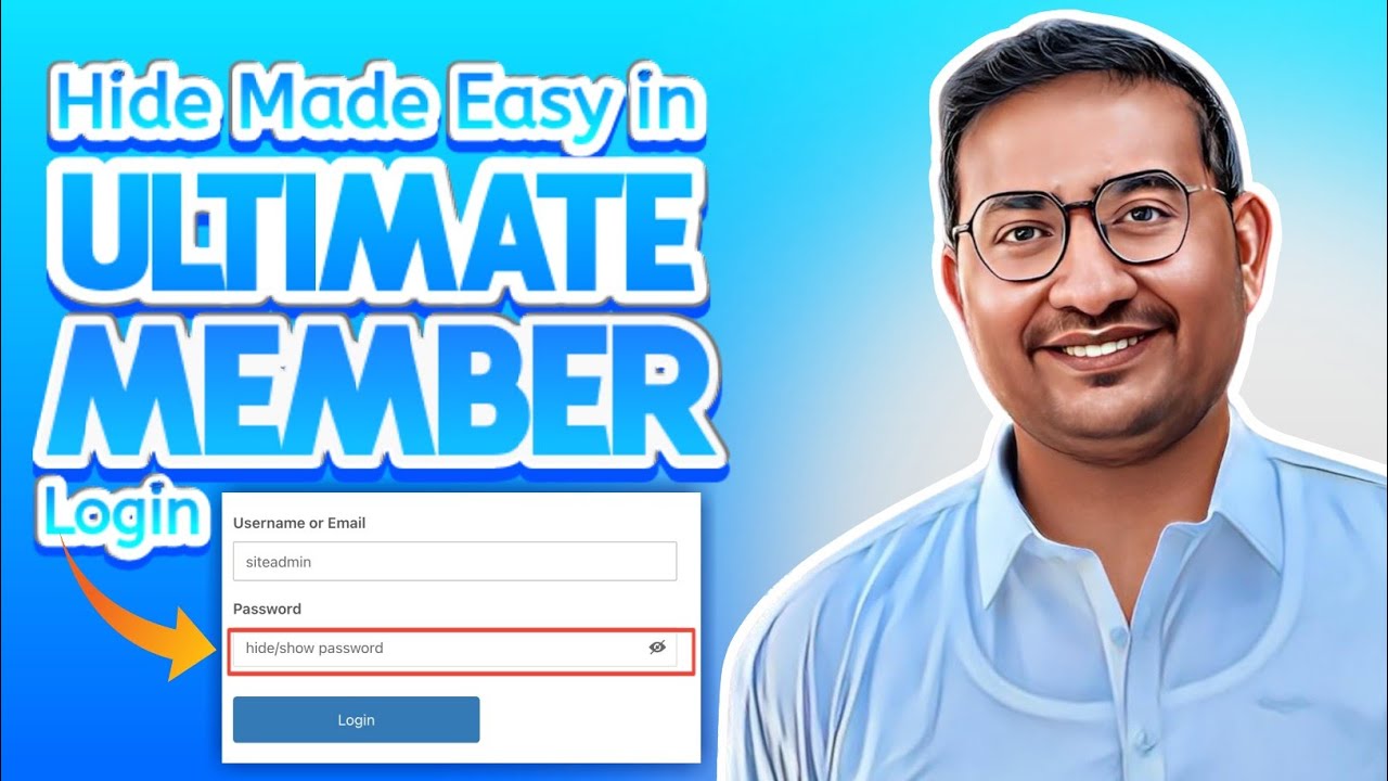 Password Show/Hide Made Easy in Ultimate Member Login! - YouTube