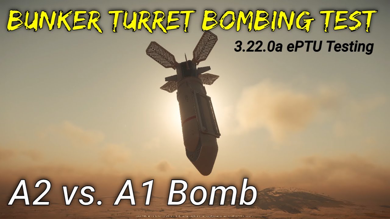 A1 & A2 Bomb Test On Bunker Turrets | ePTU New Bunker Turret Test #3 ...