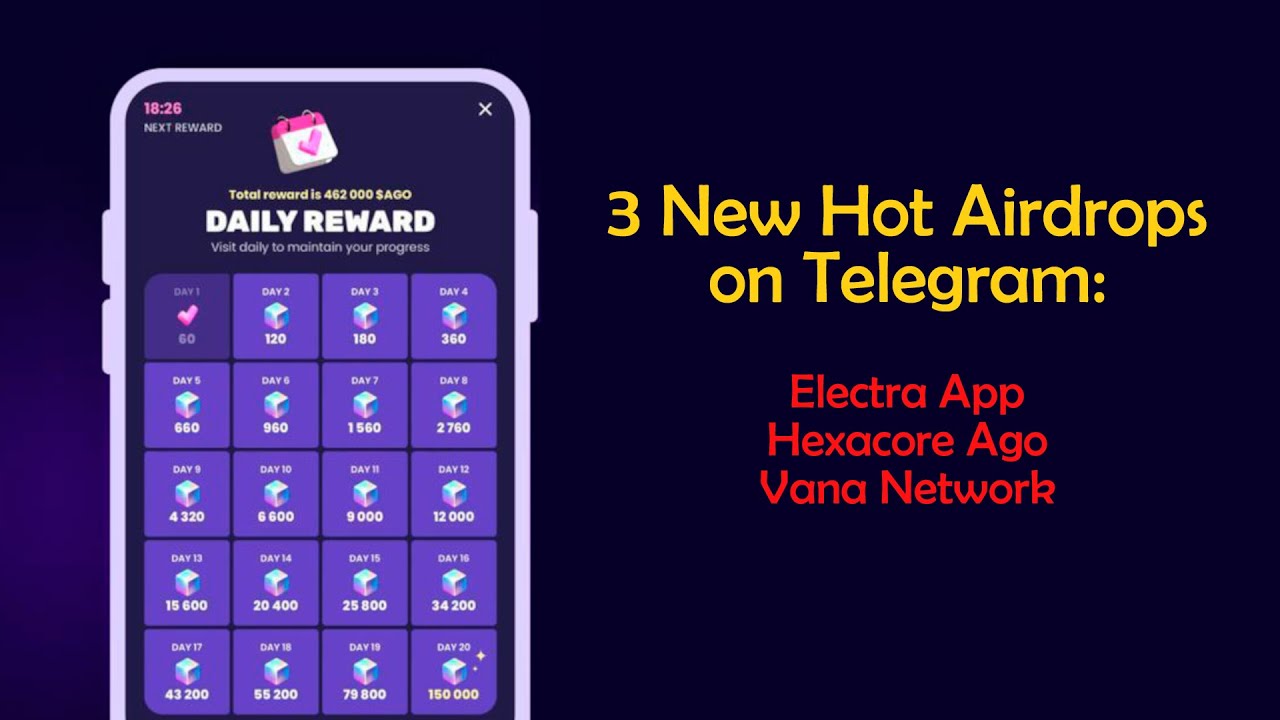 3 New Hot Crypto Airdrops on Telegram - YouTube
