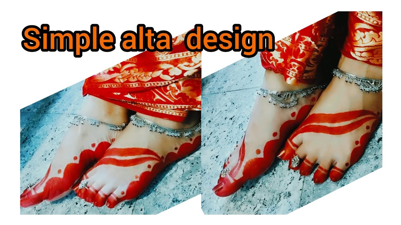 simple alta design/alta feet 🐾🐾,🦶 ️ হাতে বেশি সময় ছিলো না ,বাবার ...