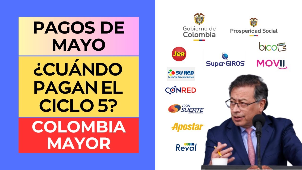 ¿Cuándo pagan Colombia Mayor mayo de 2025? | NC - YouTube