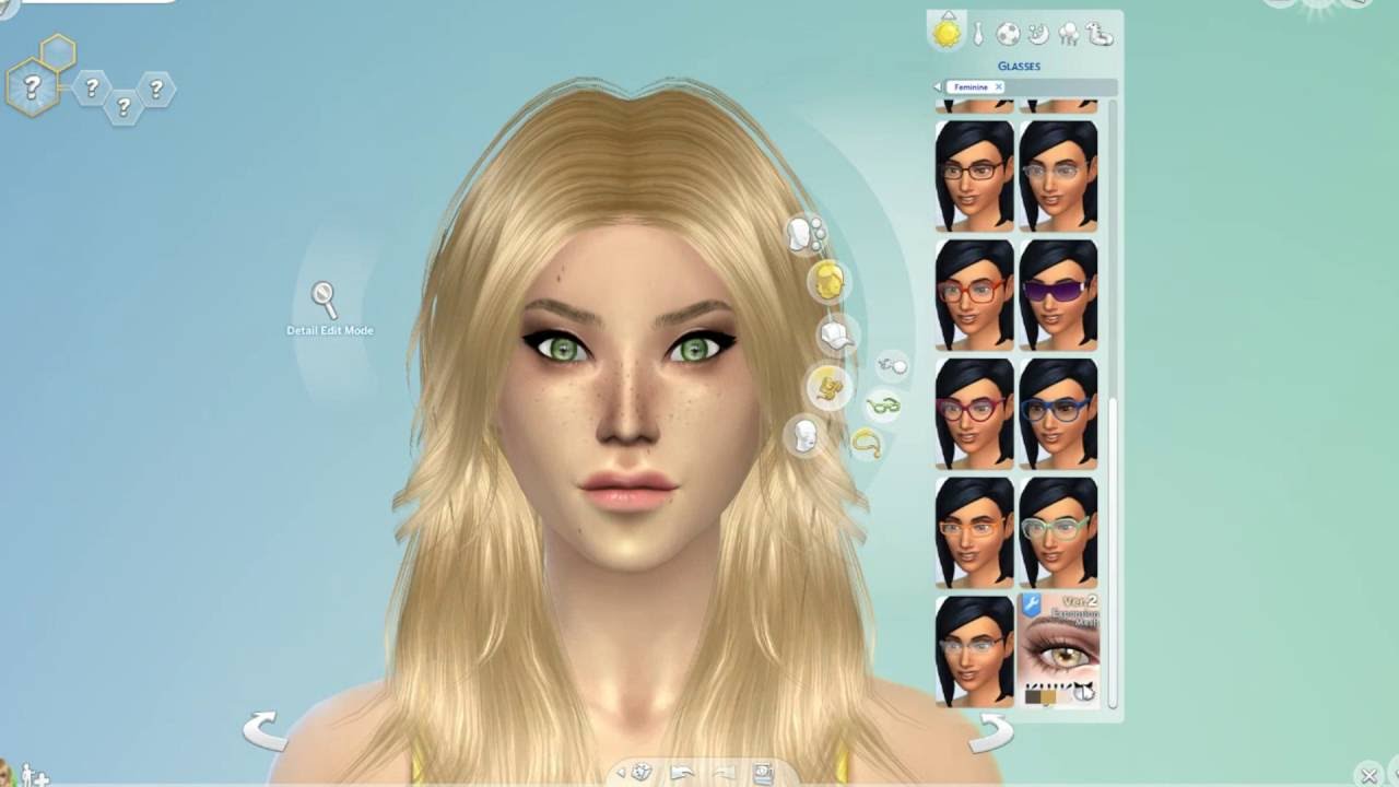 THE SIMS 4 - Creating a Pretty Sim - No Commentary - YouTube