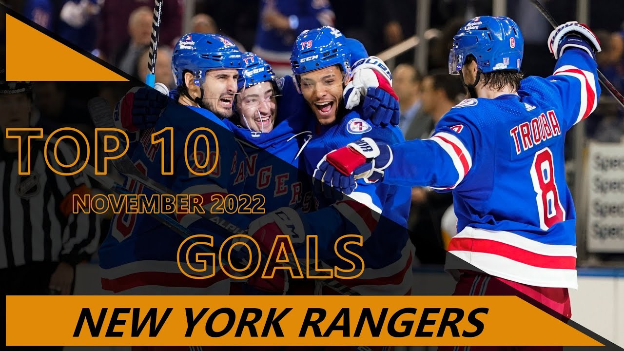 NHL Highlights | Top 10 New York Ranger Goals Of November '22! - YouTube