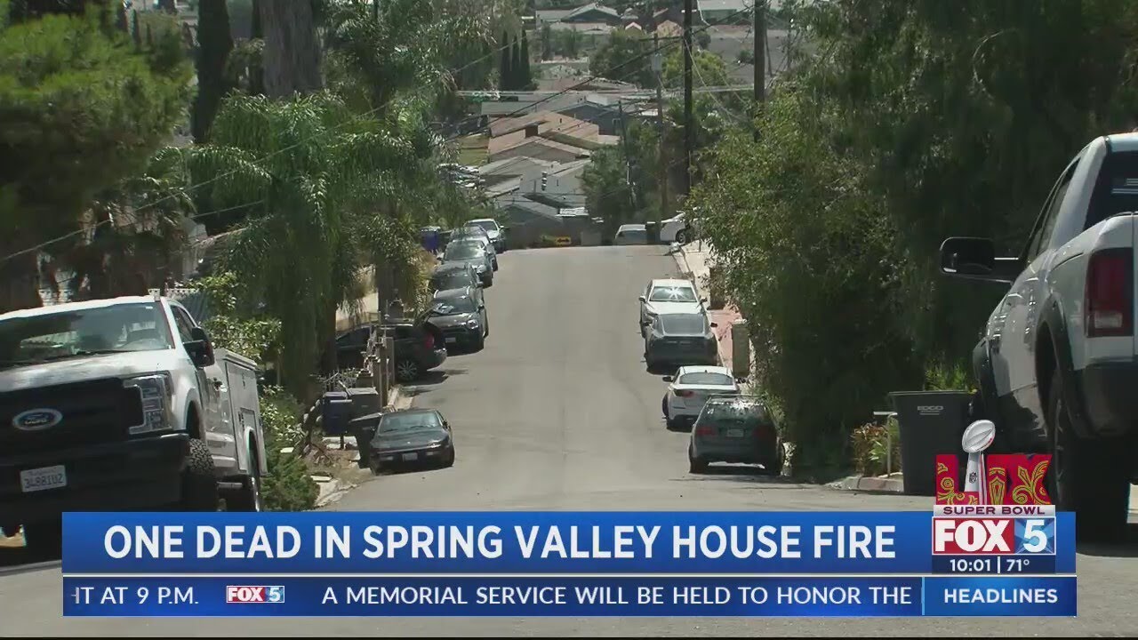 House fire claims life in Spring Valley - YouTube