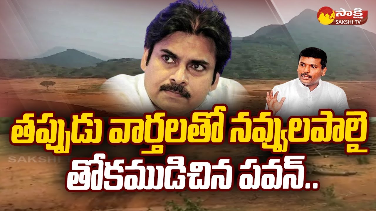 Pawan Kalyan Comments on Vissannapeta Lands | Minister Gudivada Amarnath |@SakshiTV - YouTube