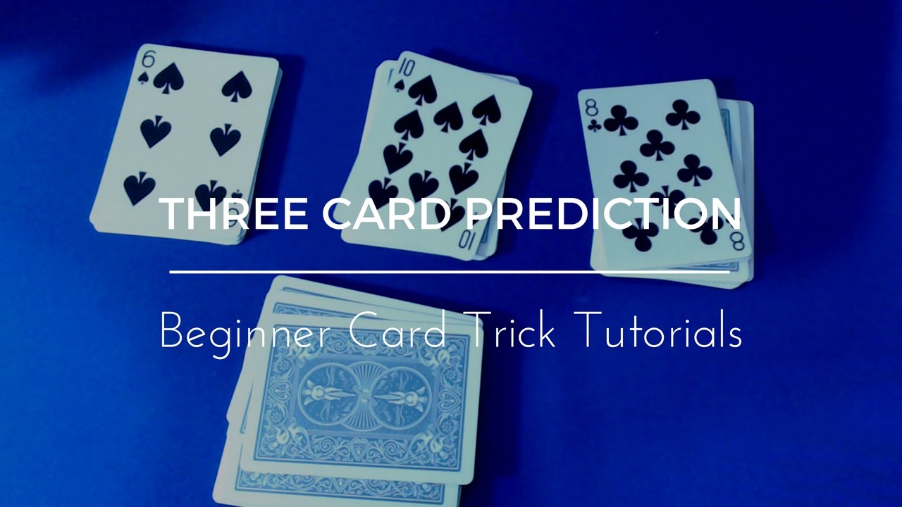 Three Card Prediction | Beginner Card Trick Tutorials - YouTube