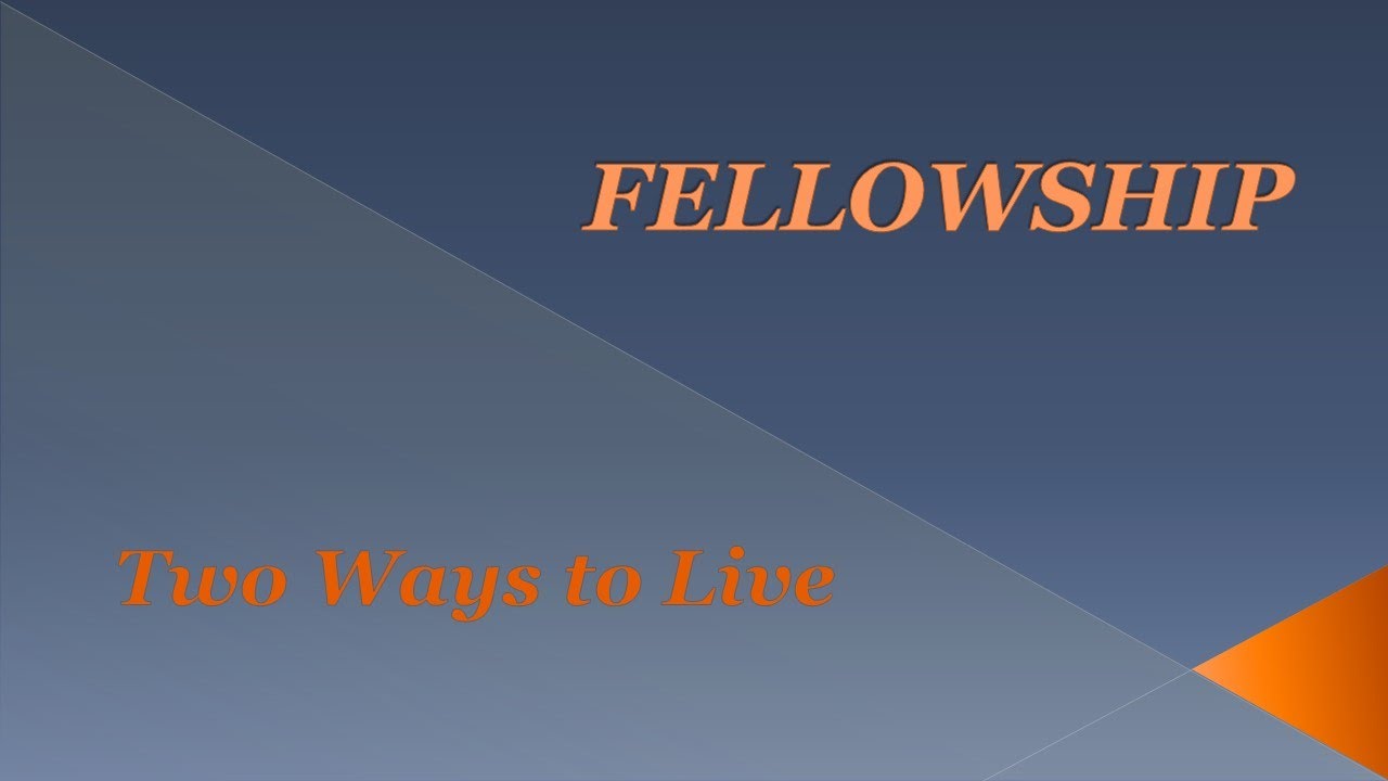 Two Ways to Live - YouTube