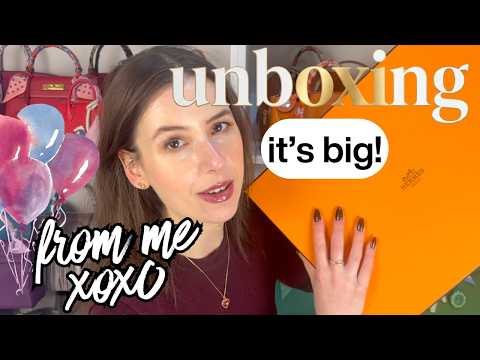 IT'S MY BIRTHDAY SO I BOUGHT A NEW BAG! Hermes Unboxing~