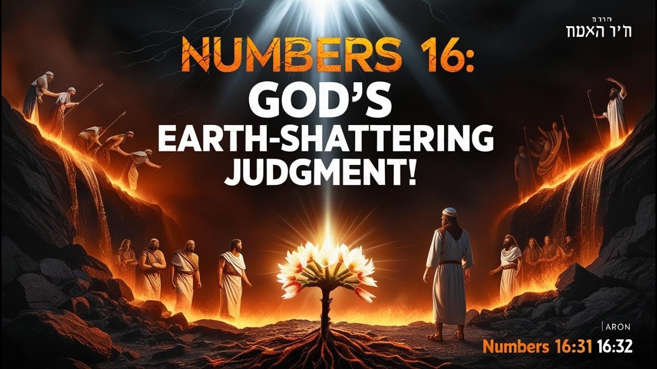 Numbers 16 APOCALYPTIC JUDGMENT: Korah's REBELLION Swallowed by EARTH ...