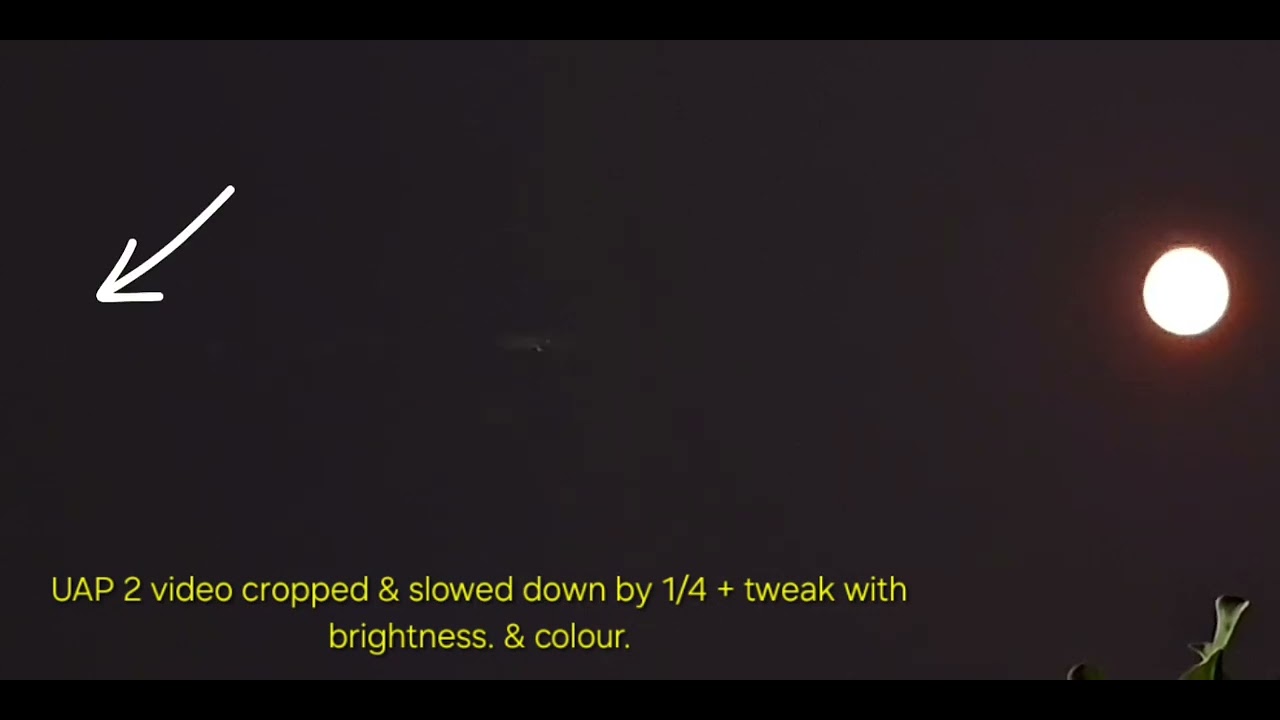 Blood moon Sunday 18/08/2024 hyperlapsed video captures 2 UAPS on ...