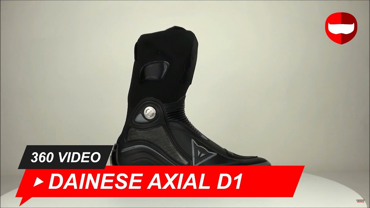 Dainese Axial D1 Black Boots Unboxing - ChampionHelmets.com - YouTube