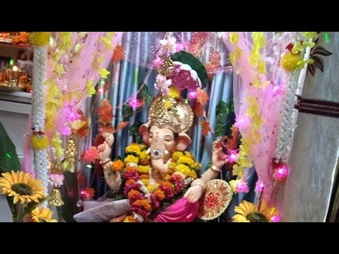 Somdip Jharna bidyut bera is live ganpati bappa सुबह का आरती - YouTube