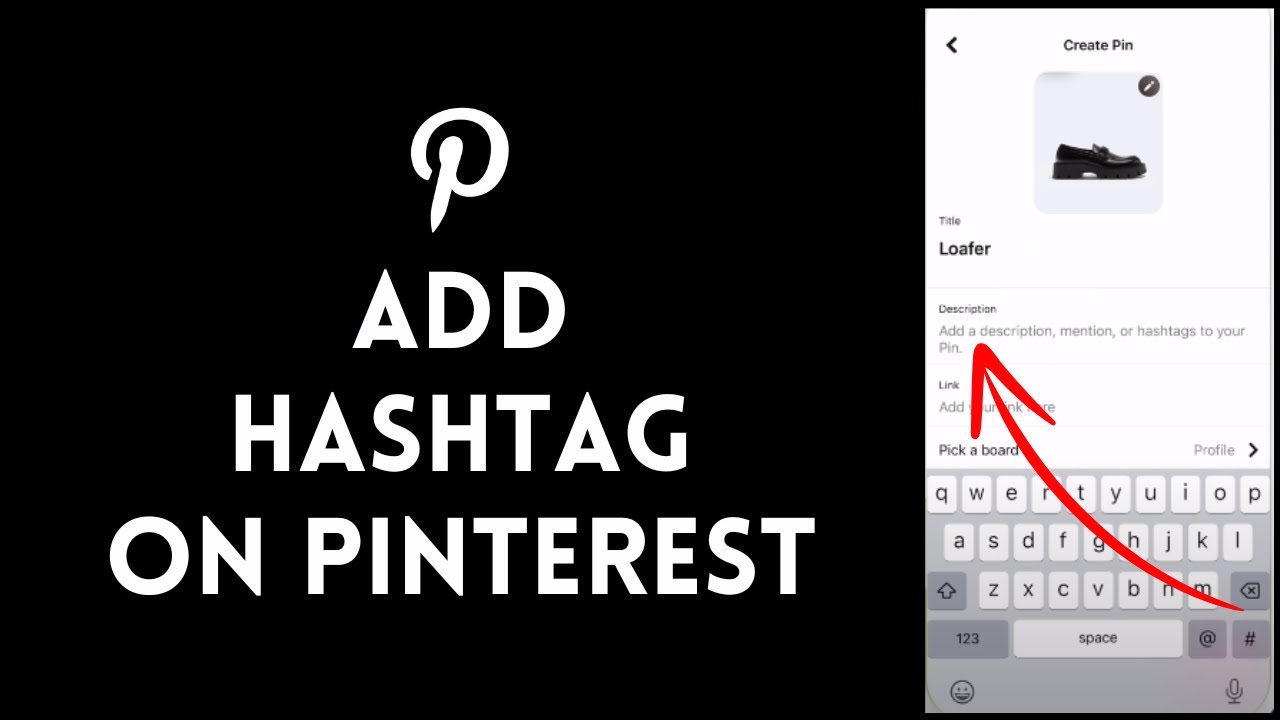 How to Add Hashtag on Pinterest (2024) | Pinterest Hashtags - YouTube