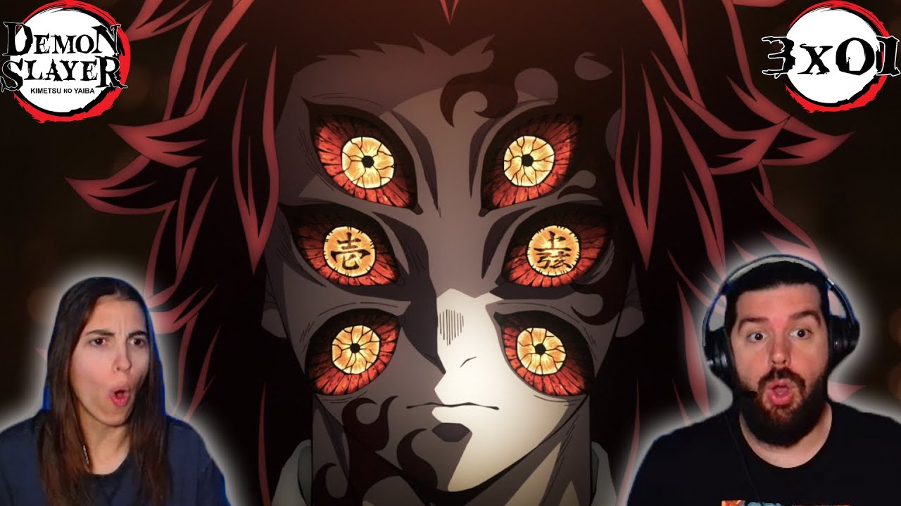 ¡TODAS LAS LUNAS CRECIENTES! - REACCIÓN 3X01 KIMETSU NO YAIBA (DEMON ...