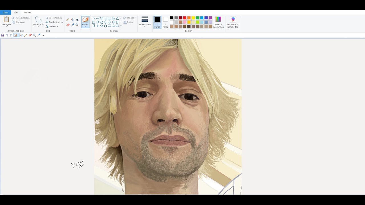 Extremely Realistic Xqc Drawing in ms paint - YouTube