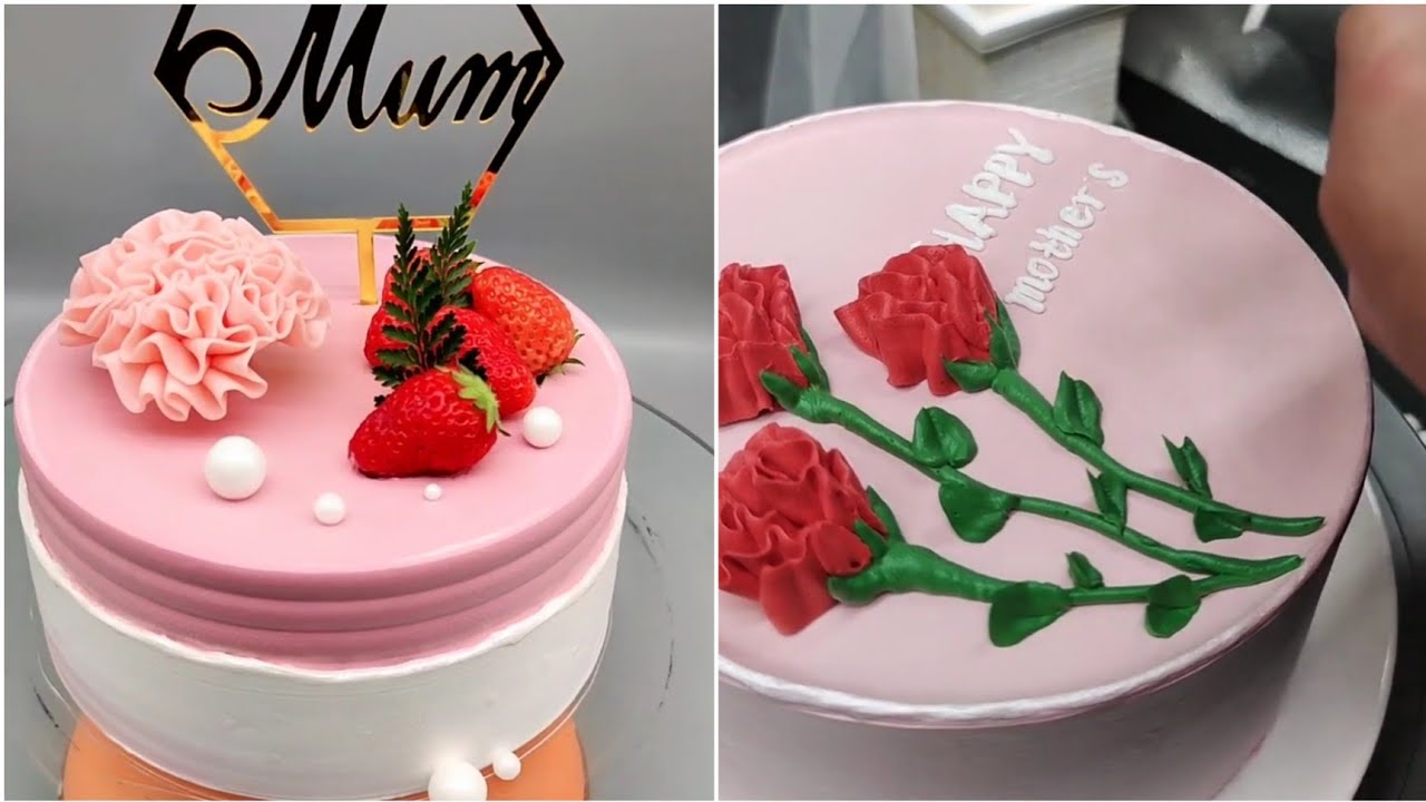 Mother's Day Special Cake Decoration Design | Mom Bakers Mother Day ...