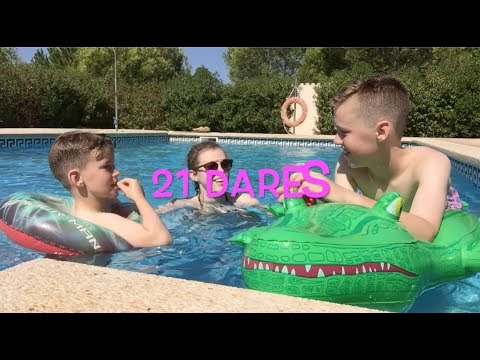 21 dares FT siblings - YouTube