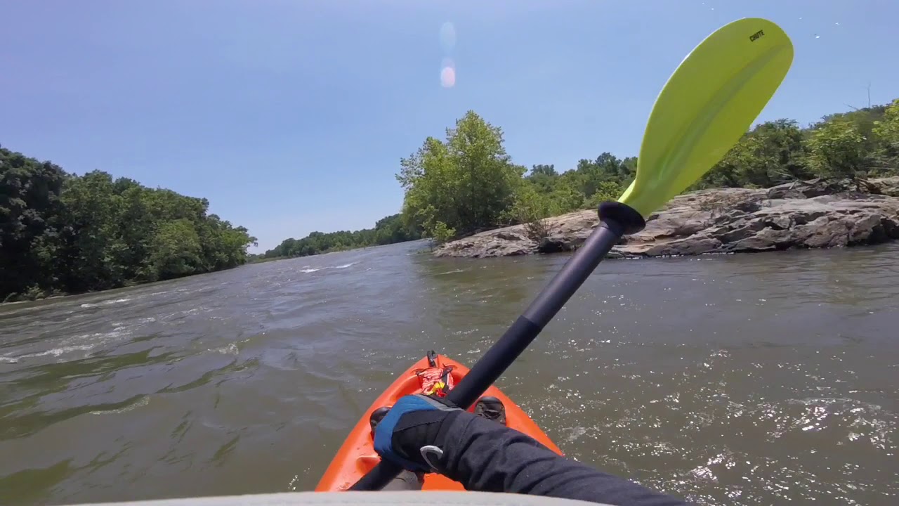 Kayaking Hardware River WMA to New Canton, VA - YouTube