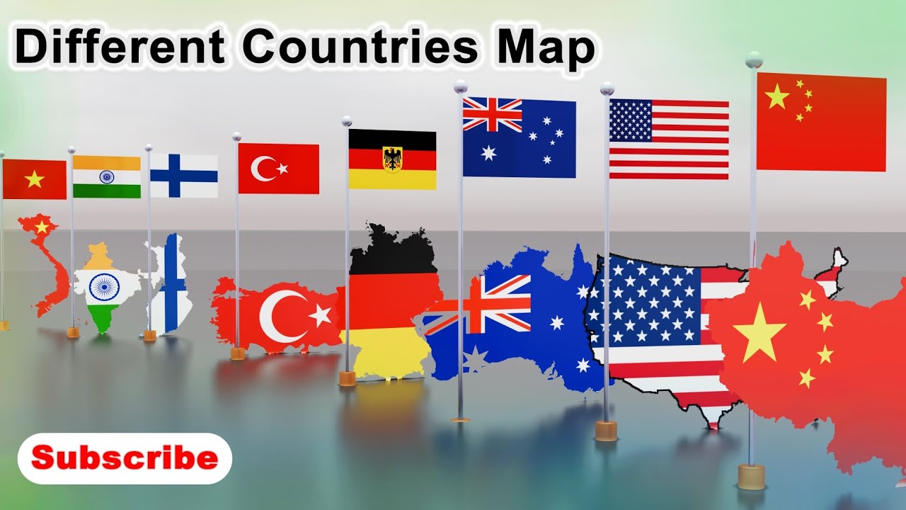 The Most 3D Modeled Countries! - YouTube