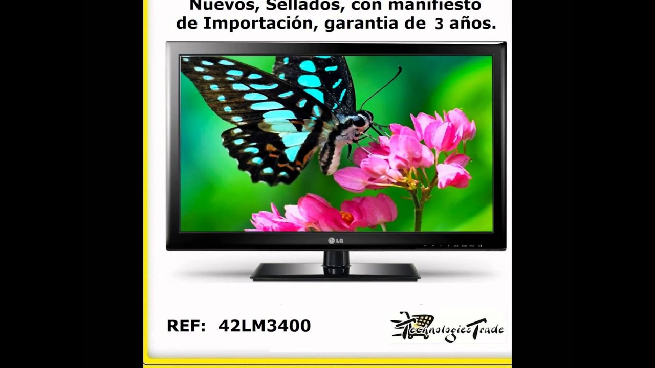 Televisores Tv 42" LED FULL HD LG 42LM3400 3D Technologies Trade - YouTube