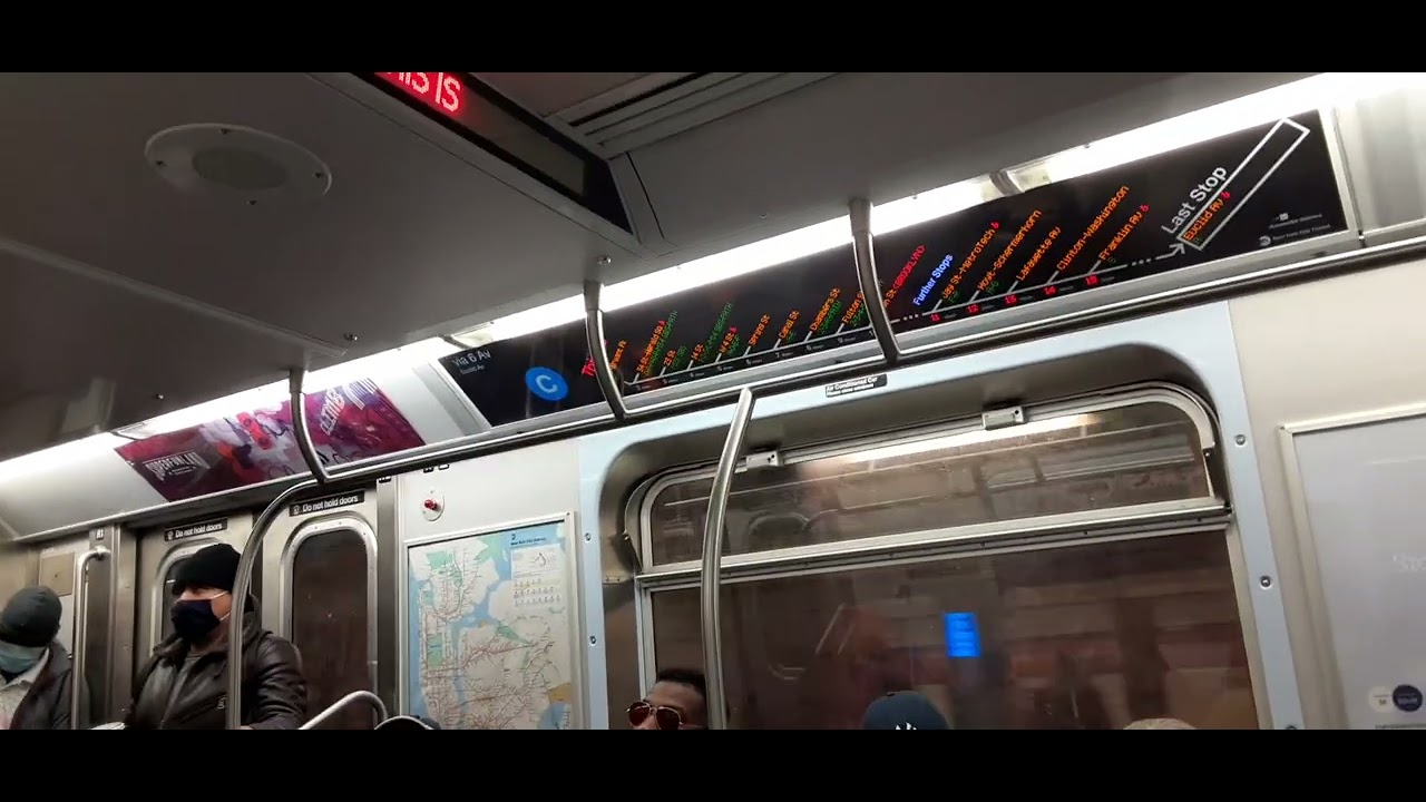 Rare: R179 (C) train via 6th Avenue announcement. - YouTube