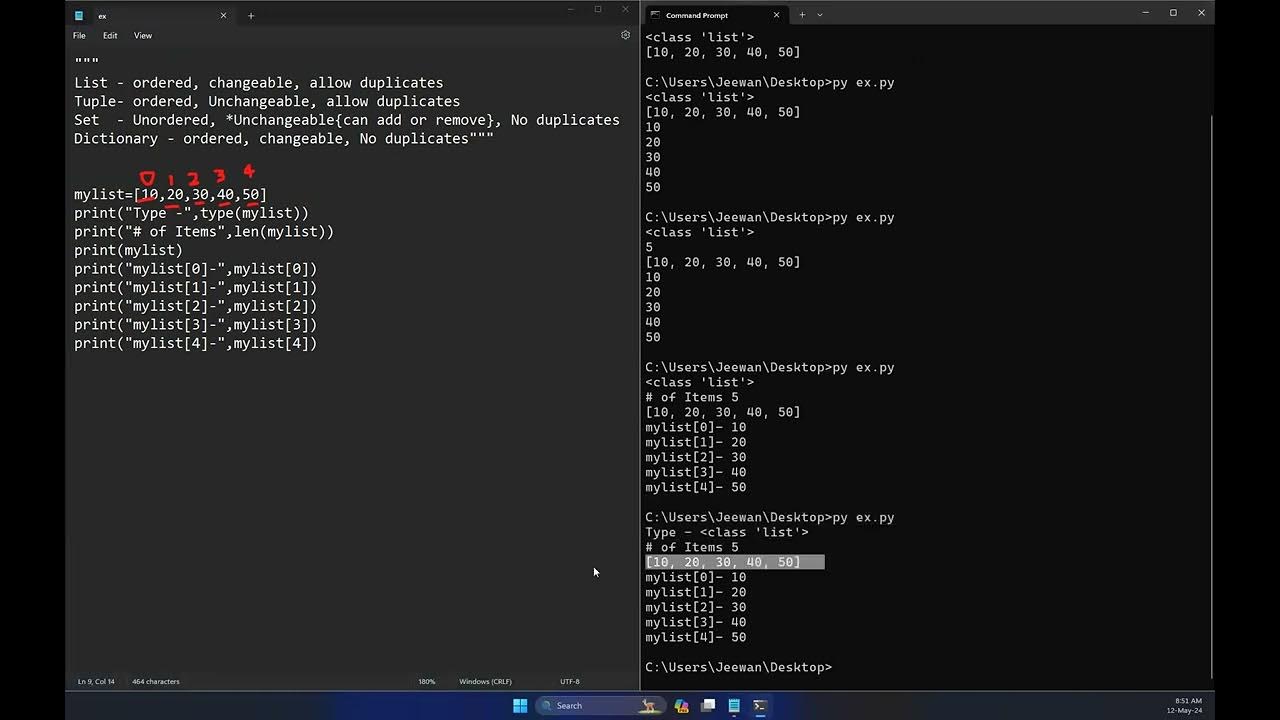 Python3 List - YouTube