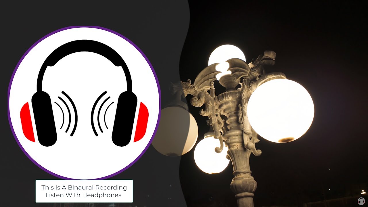 [Binaural Recording] Midnight Dobbs Plaza Stroll During the Lunar Eclipse - YouTube