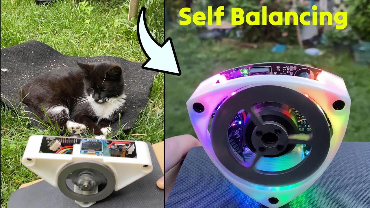 2 Open Source Self Balancing Reaction Wheel Triangle Robots 🦾 ...