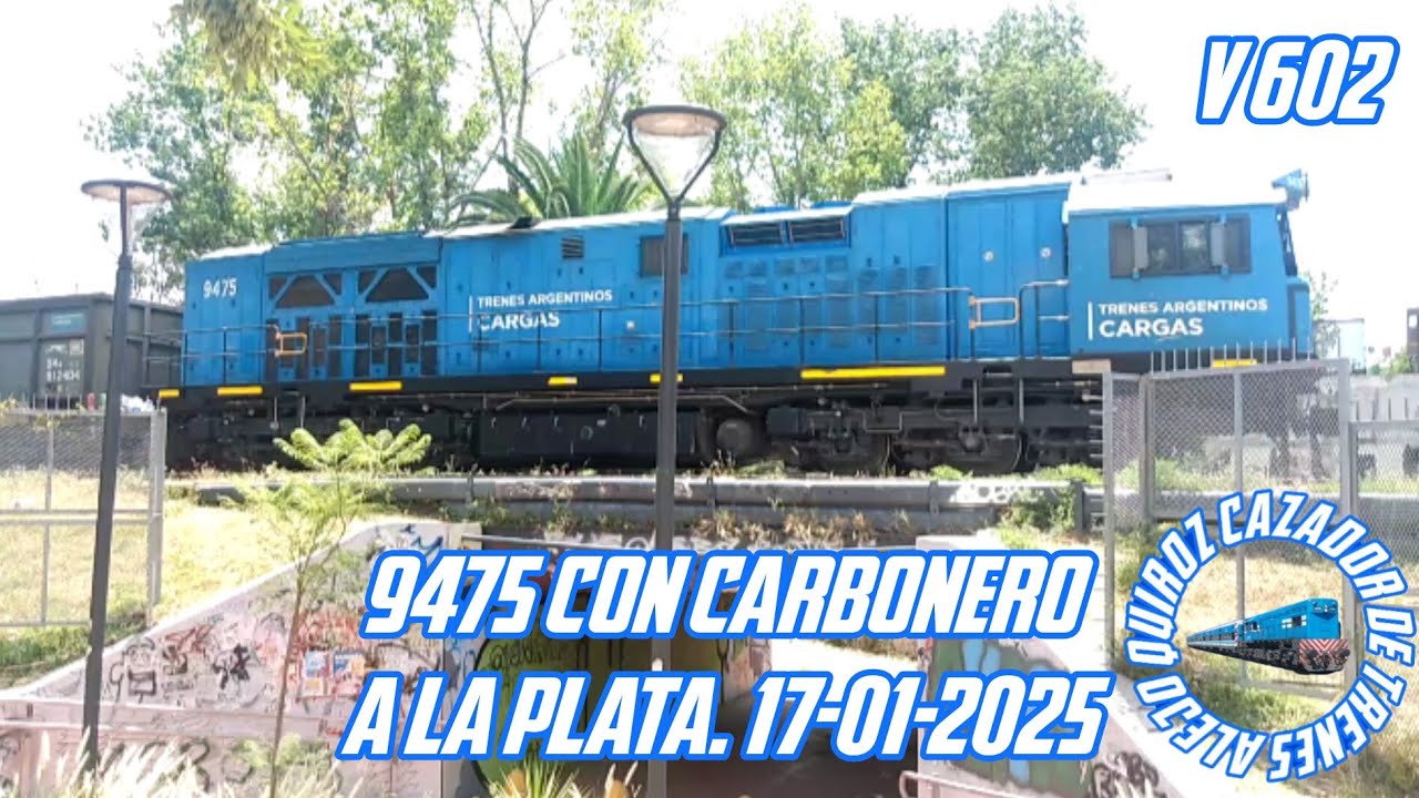 9475 con carbonero cargado a la plata en cercanías de P.an. Don Bosco ...