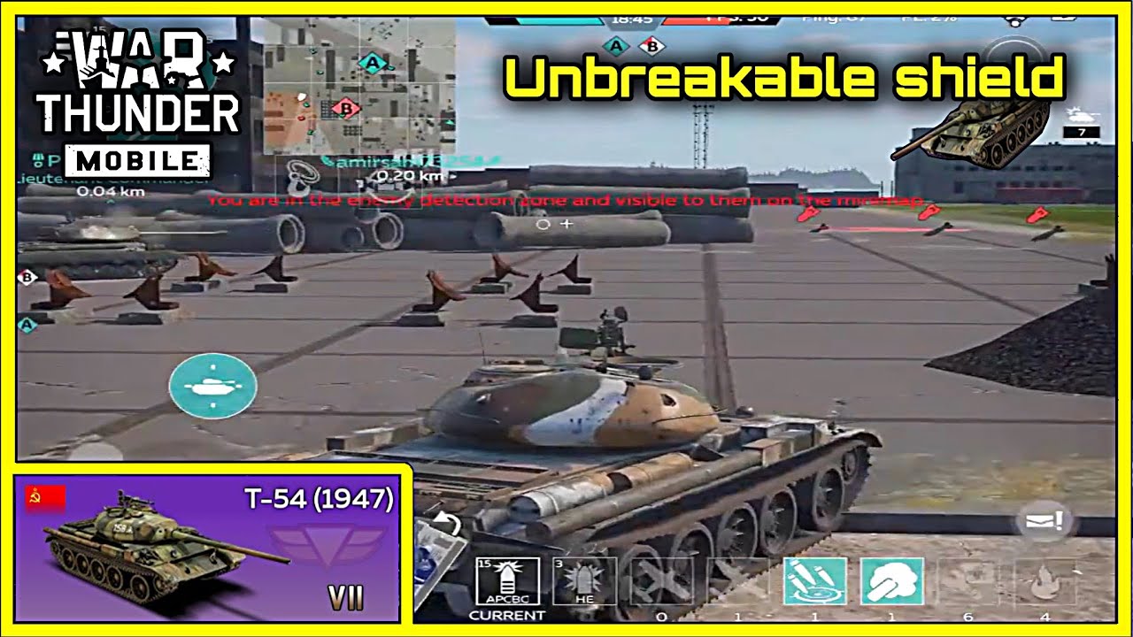 this tank has unbreakable shield 🛡️ The legendary T-54 (1947) tank ...
