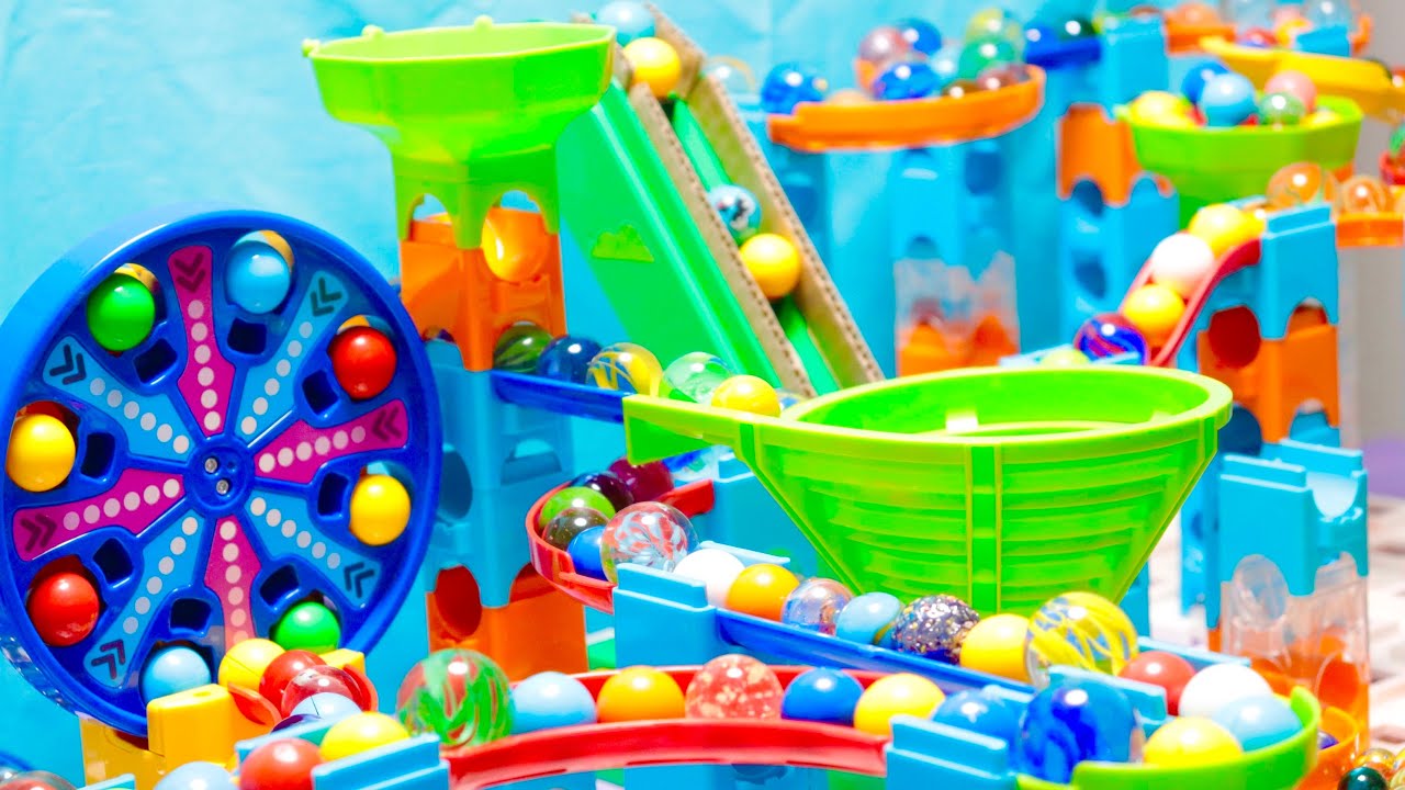 Marble Run Race ASMR "Ferris wheel" course marble rush 2 #marblerun # ...
