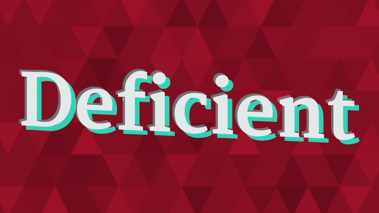 DEFICIENT Pronunciation How To Pronounce DEFICIENT YouTube deficient-pronunciation-how-to-pronounce-deficient-youtube