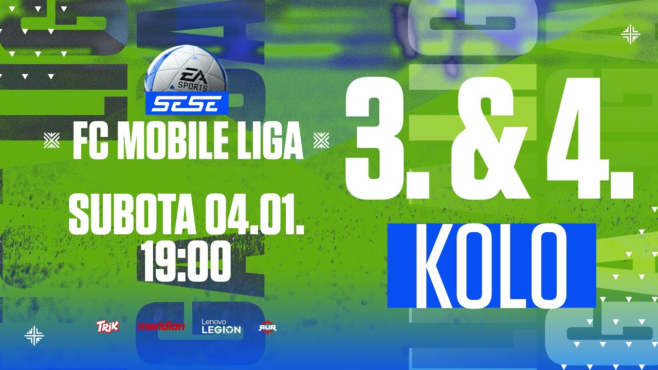 SESE FC Mobile 25 LIGA - TREĆE I ČETVRTO KOLO - YouTube