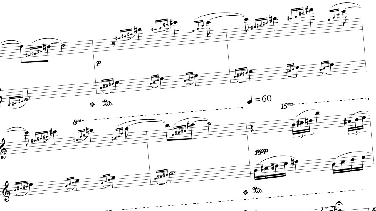 PAVO, Original Piano Composition (Sheet Music) - YouTube