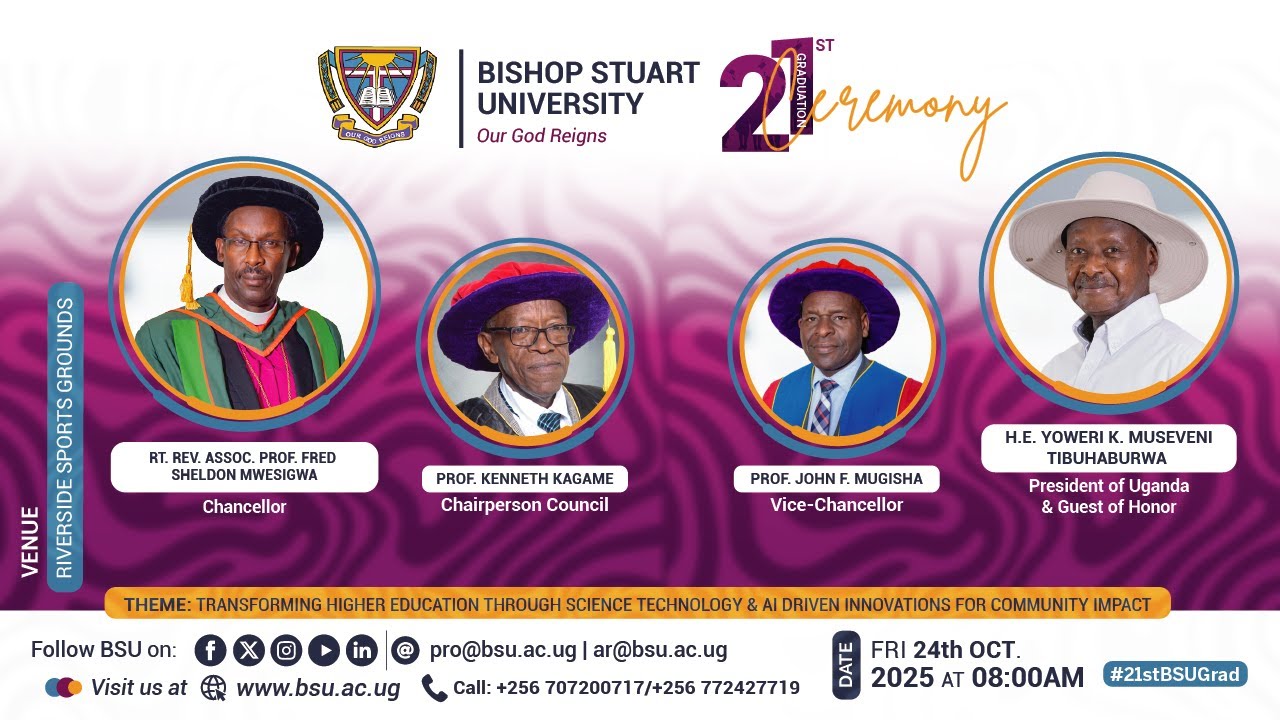 Bishop Stuart University (BSU) || 21st Graduation Ceremony - YouTube