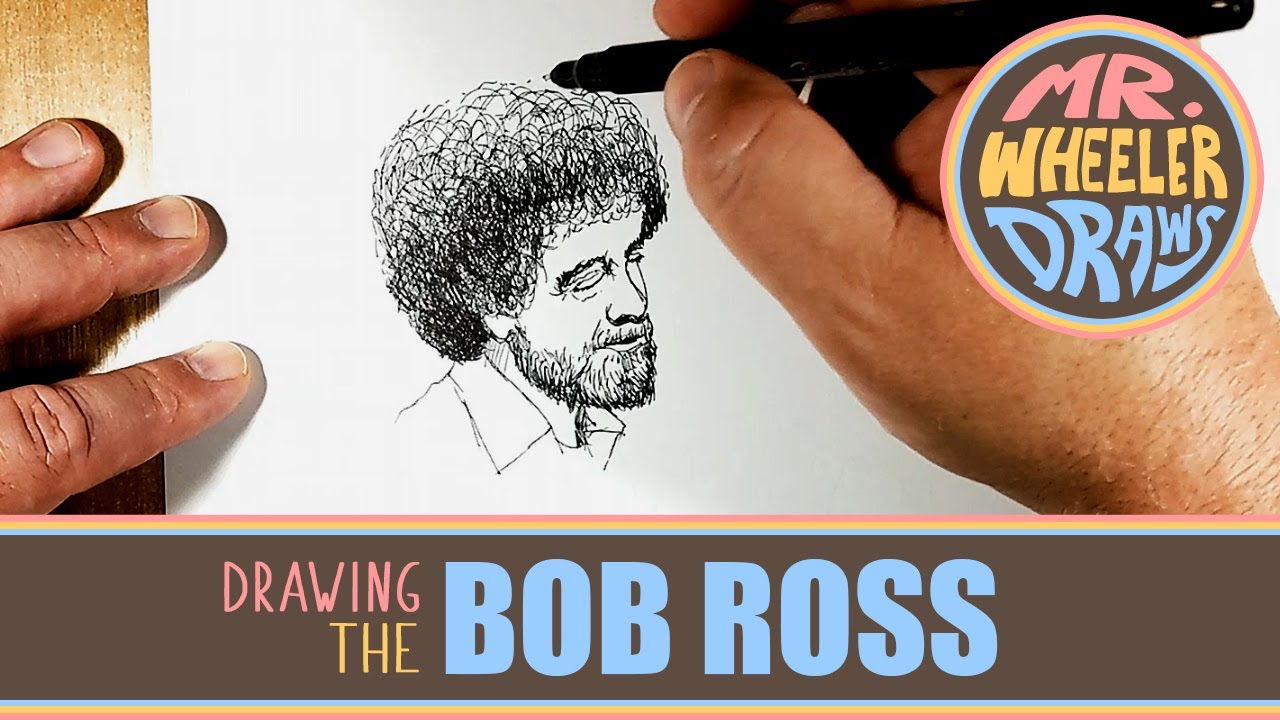 Drawing the Bob Ross - YouTube