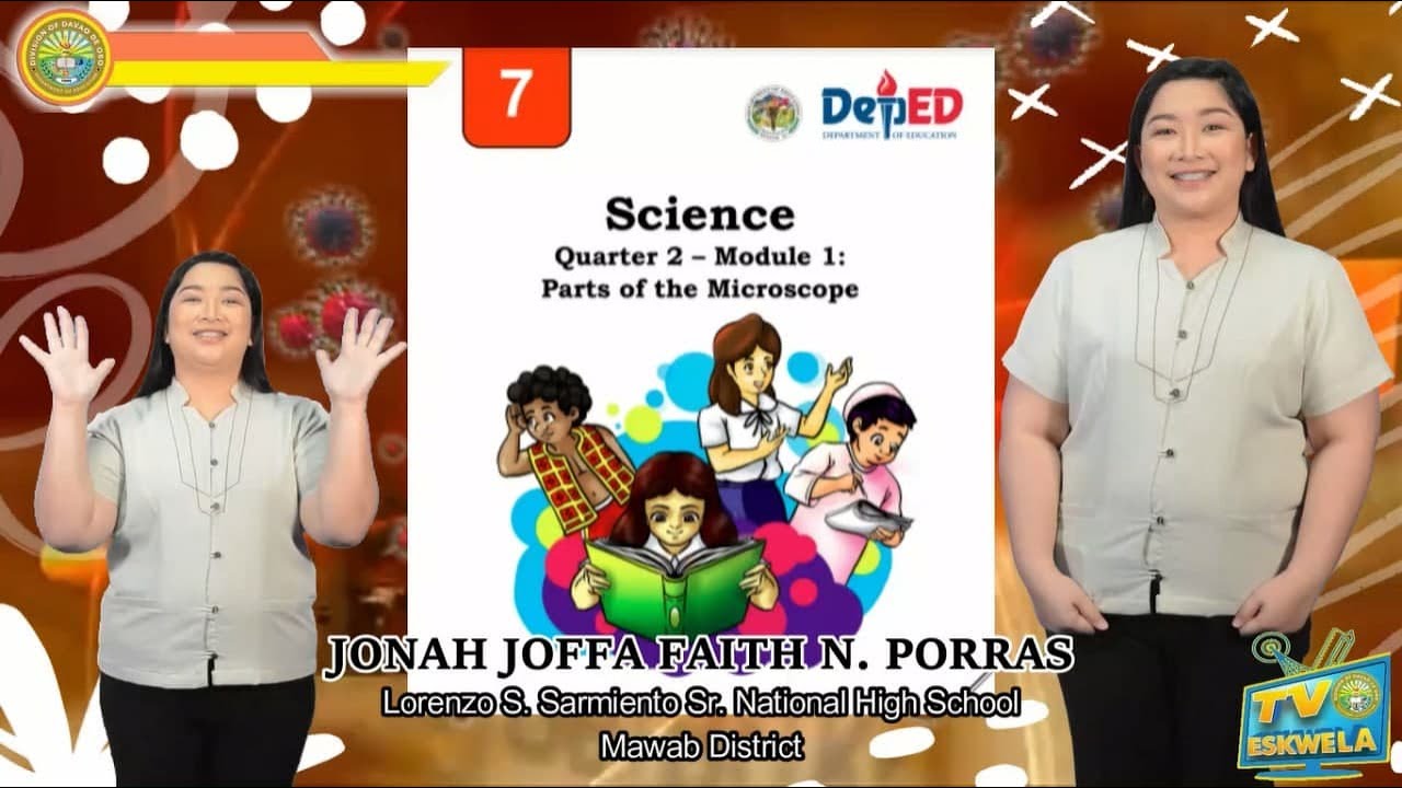 SCIENCE 7 (Quarter 2-Module 1): PARTS OF THE MICROSCOPE - YouTube