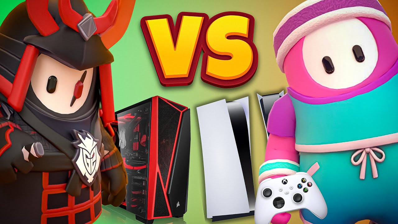 Fall Guys PC vs CONSOLE | HIGH QUALITY New Customs Shows W Overlays ...