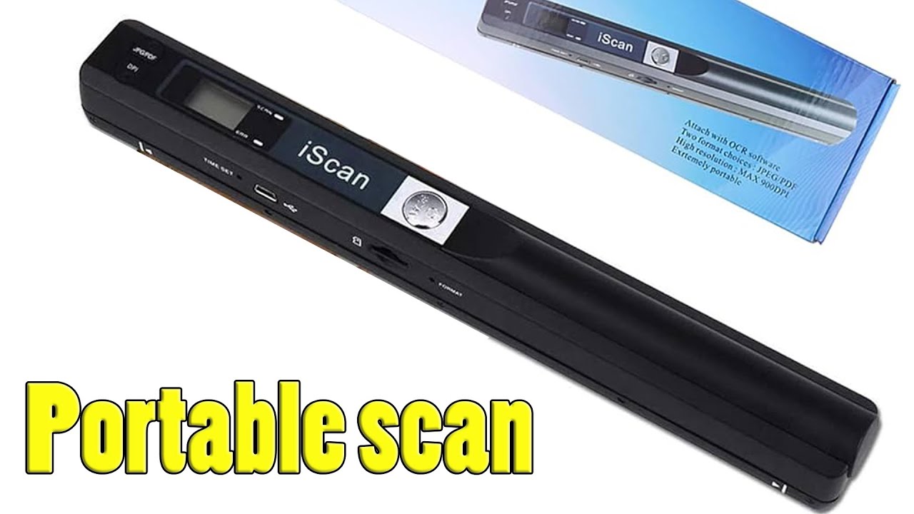 Iscan small scanner for home Portable Scanner Mini Handheld Document ...