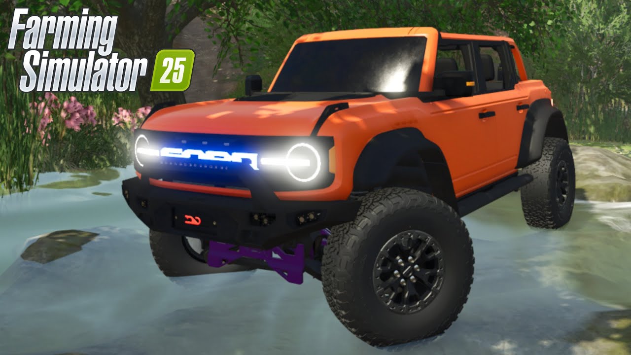 FS25 - 2022 Ford Bronco Raptor V8 - NEW CAR MOD for Farming Simulator ...