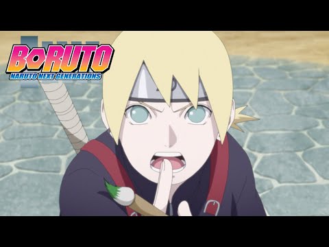 Sensory Jutsu + Beast Scroll Technique | Boruto: Naruto Next Generations